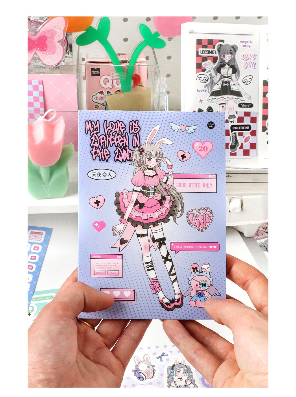 idako sticker sticker for journal aesthetic stationary 20 Stickers Book ...