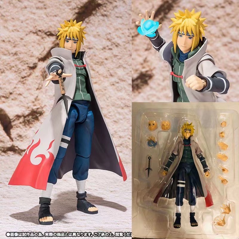 Naruto S.H.Figuarts SHF Namikaze Minato The Hero Of Sharingan Exclusive ...