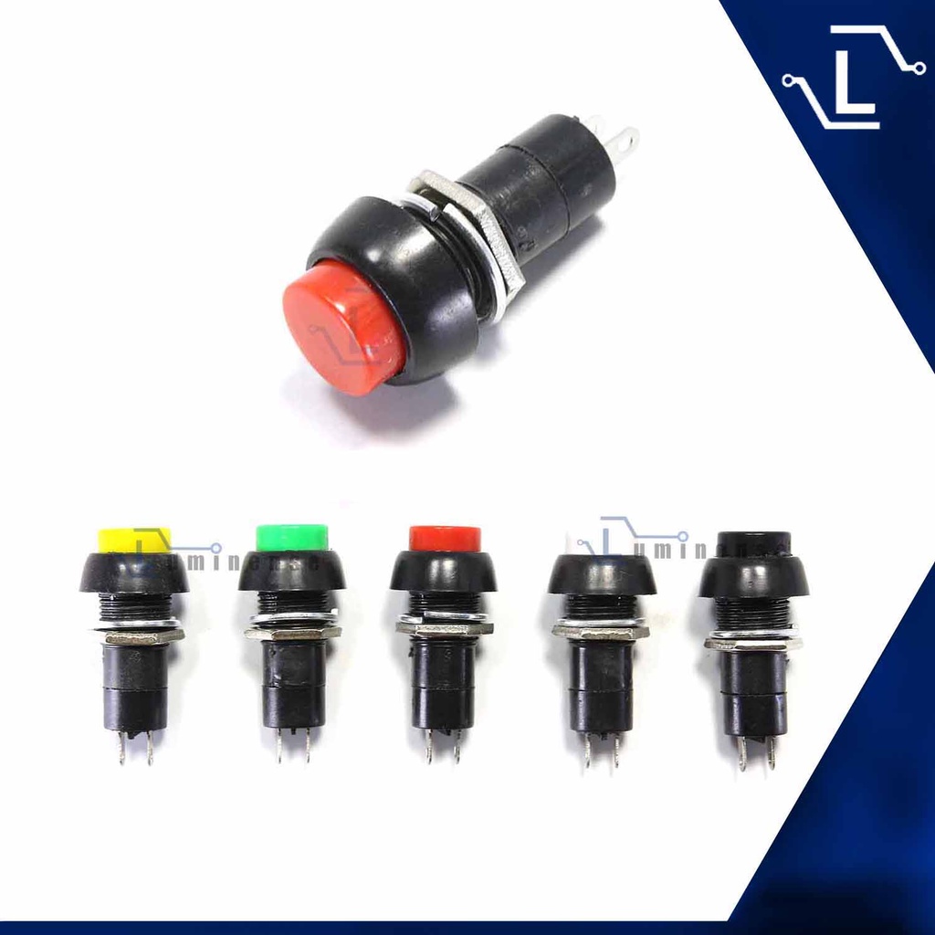 [Luminense] PBS-11A PBS-11B 12mm Push Button Switch On Off switch ...