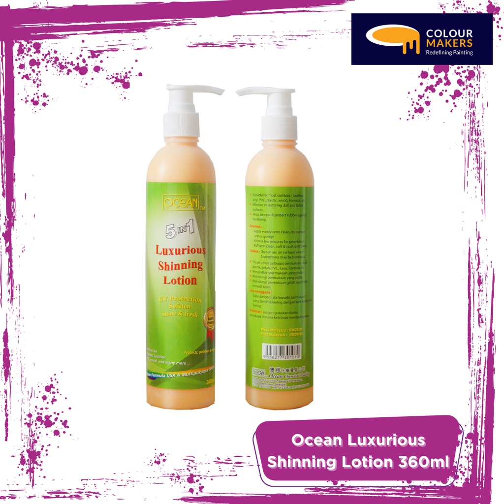 Ocean Luxurious Shinning Lotion 360ml ( Effective in restoring dull and ...