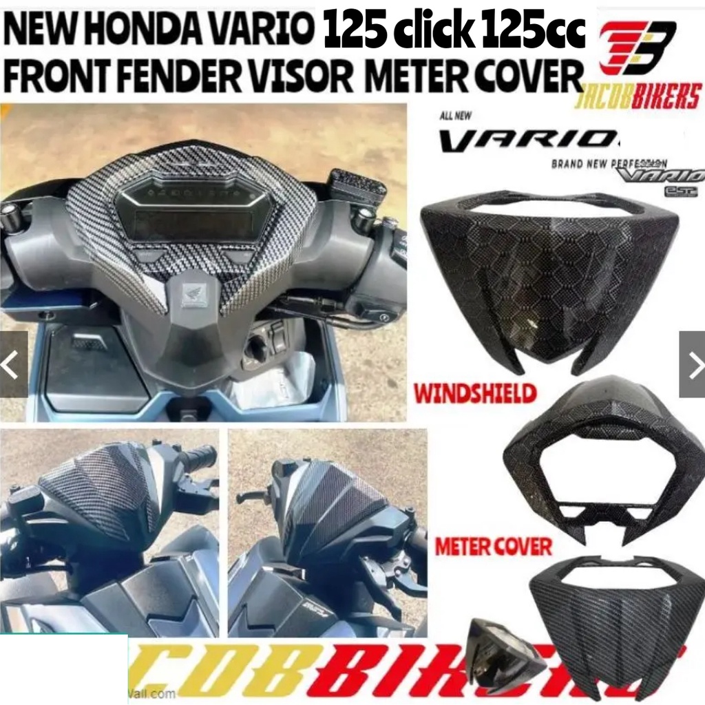 NEWS HONDA VARIO 125 CLICK 125 FRONT VISOR WINDSHIELD METER COVER 2 IN ...