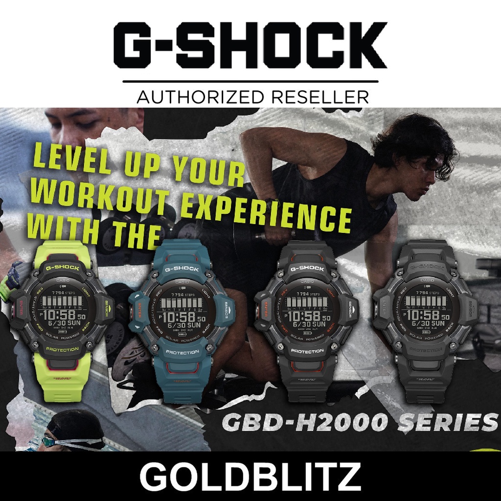 Casio G-Shock G-Squad GBD-H2000 GPS Heart Rate Monitor GBD-H2000-1A GBD-H2000-1A9 GBD-H2000-1B ...
