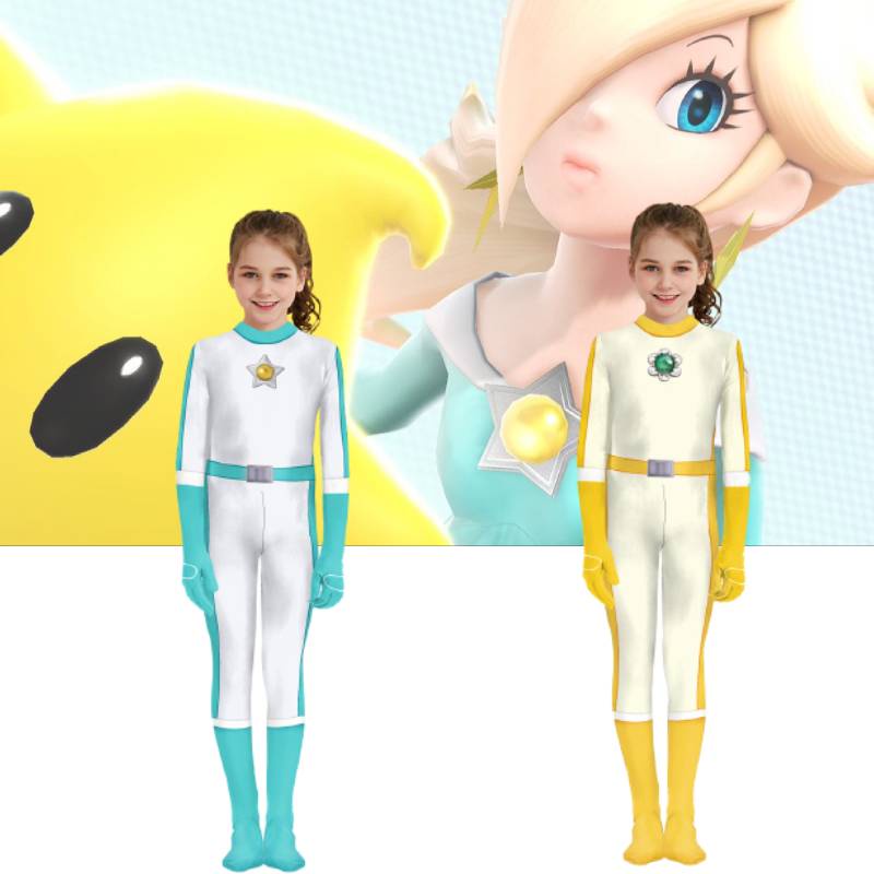 Girls' Halloween Cosplay Costume Of Superhero Daisy Princess In Milk ...