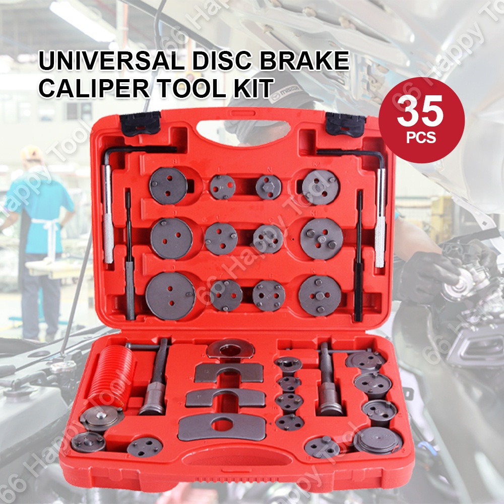 Car 35pcs Universal Disc Brake Caliper Tools Kit Auto Repair Pump Pad ...