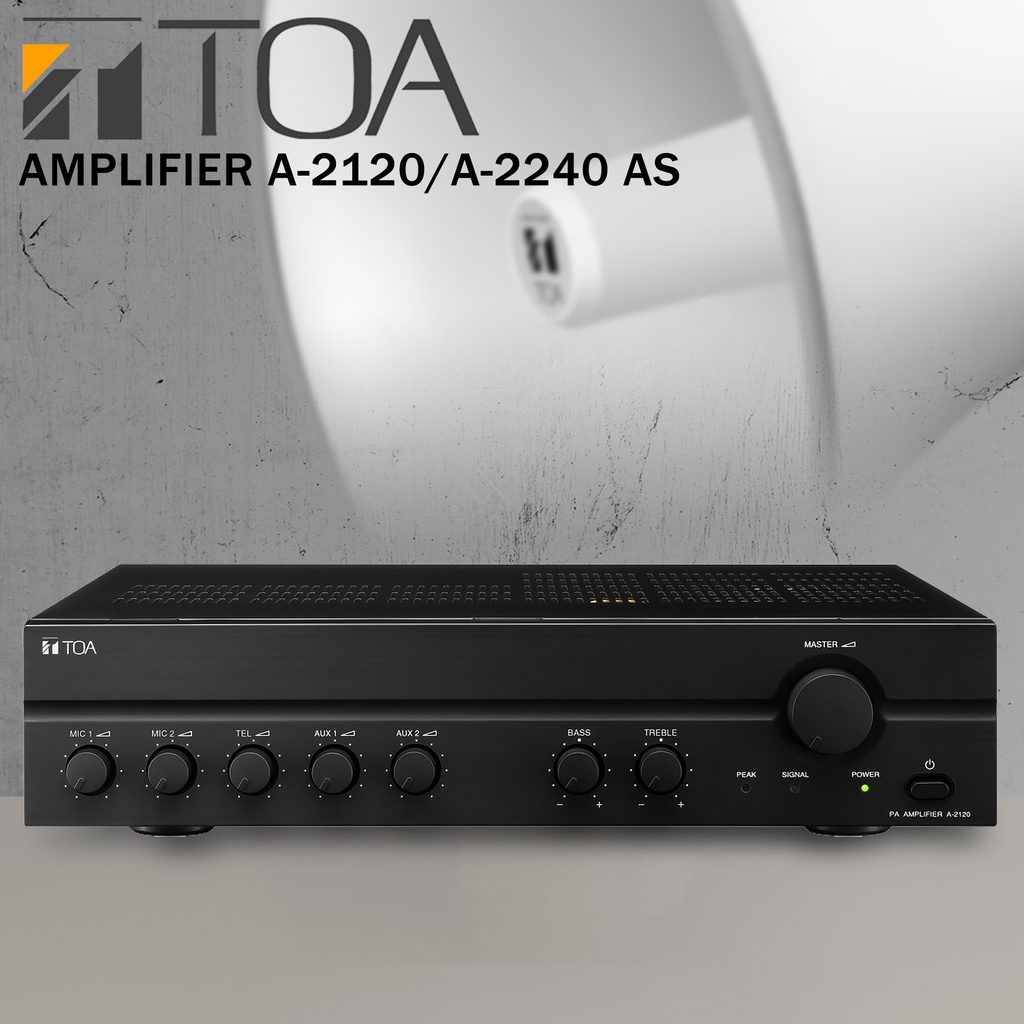 TOA Mixer Amplifier A-2240/ A-2120 AS Mixing Amplifier For Surau ...