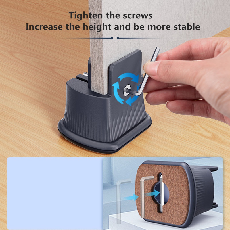 OATSBASF Width Adjustable Chair Leg Uprights Screw Clamp Furniture ...