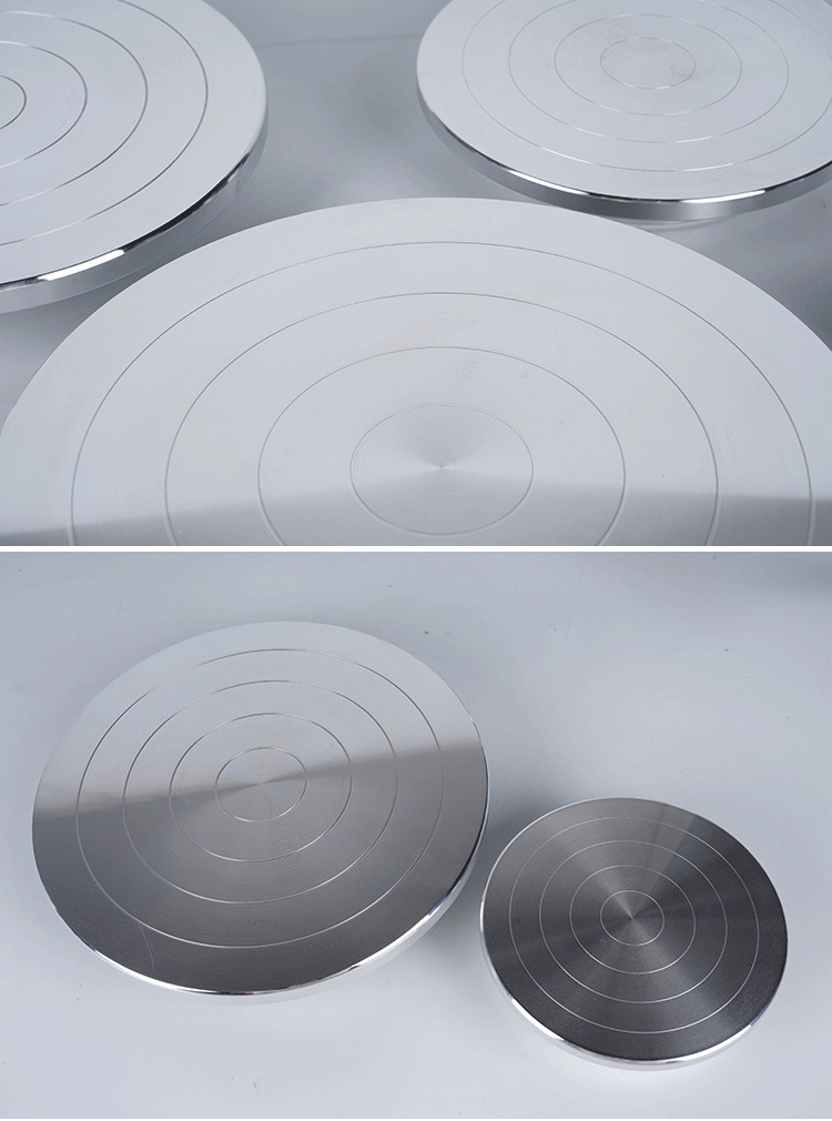 1pc Aluminum Alloy Turntable Birthday Turntable Baking Tool Bonsai ...