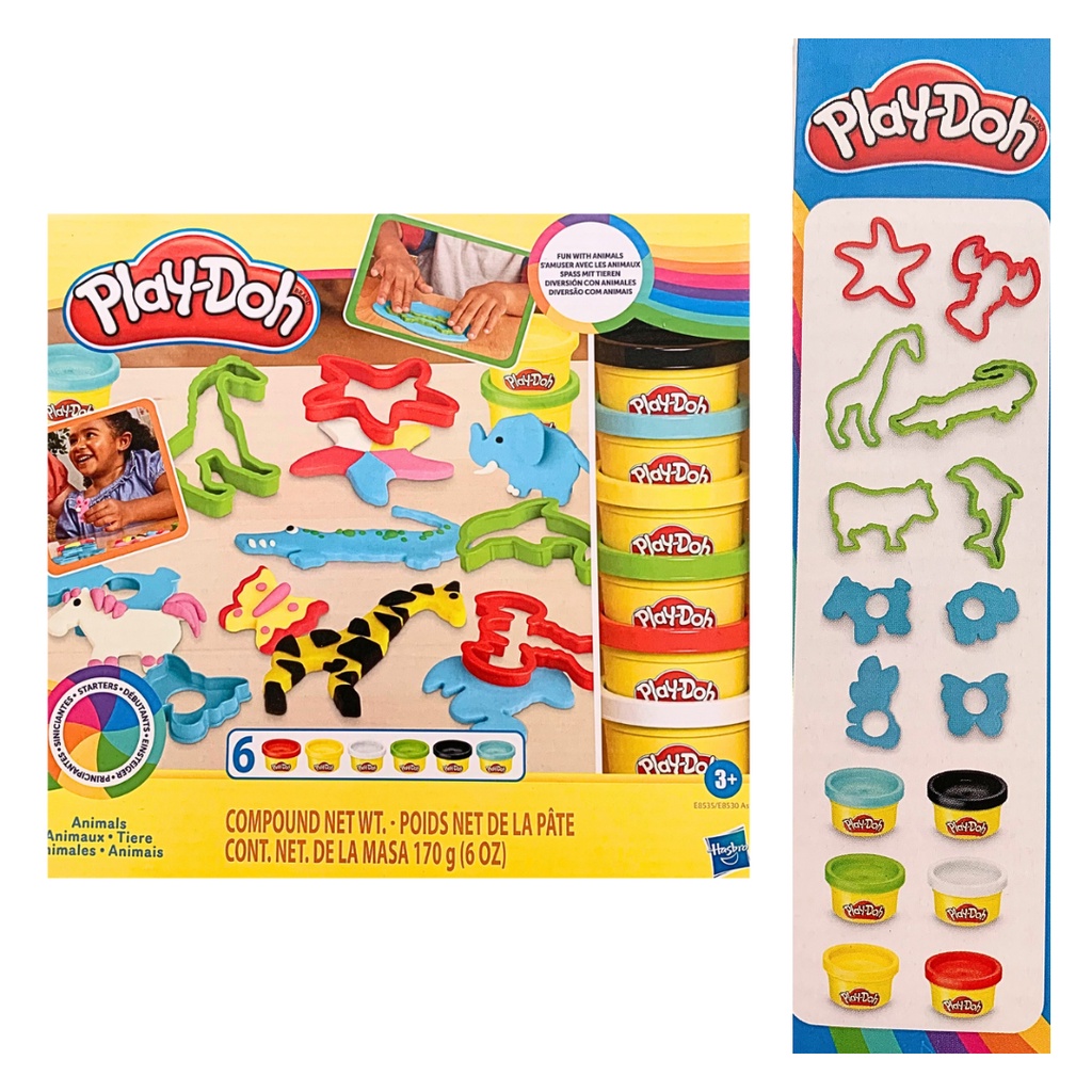 Play-Doh Fundamental Hasbro Playset / Mini Bucket Dough & Clay Number ...