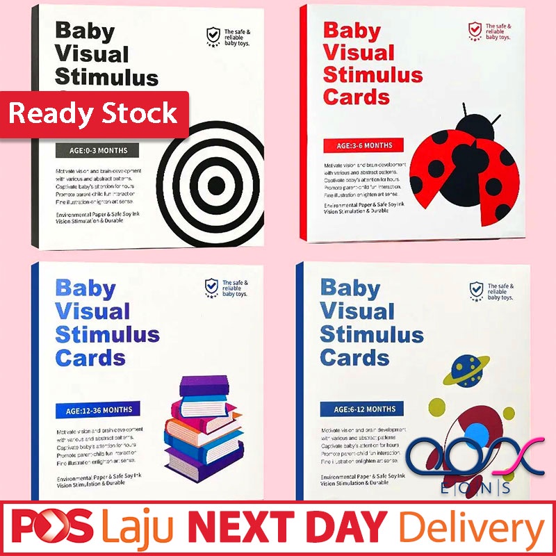 BRAIN DEVELOPMENT 💖 0 - 36 Months Montessori Baby Flash Card Infants ...