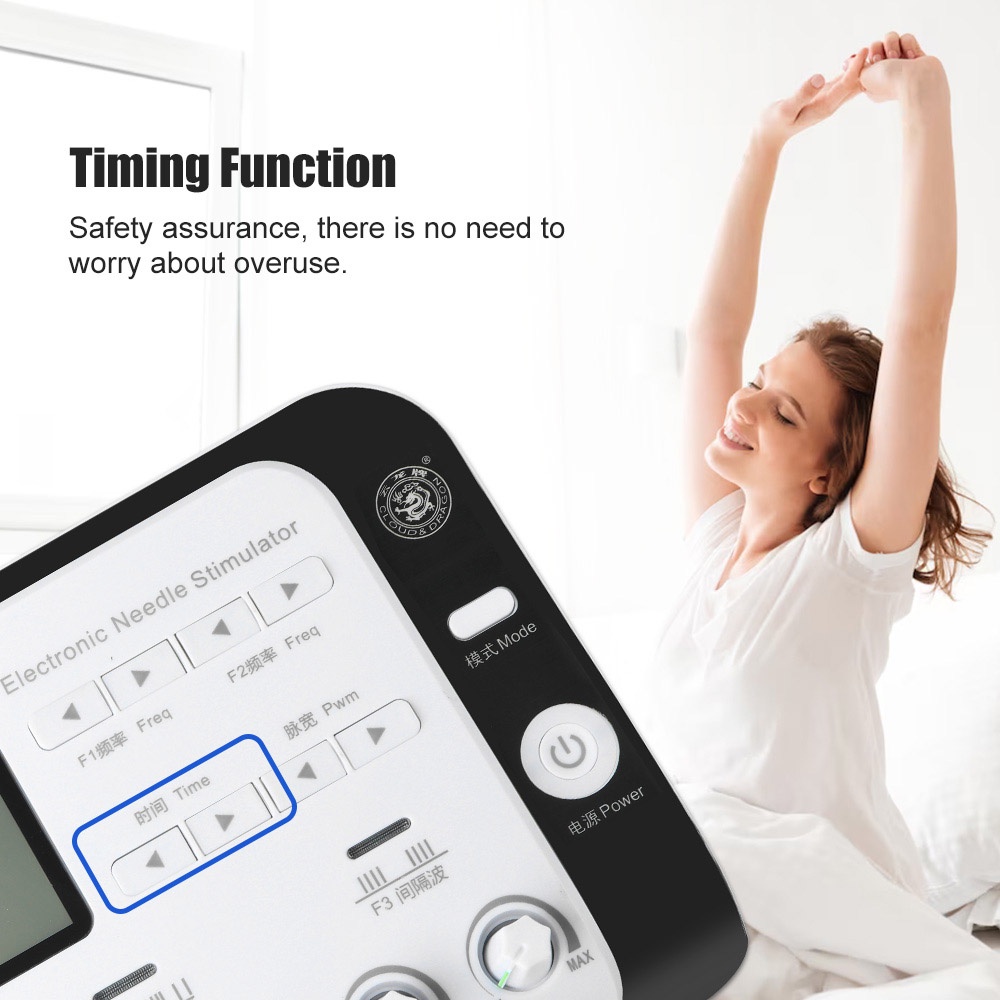 6 Channel TENS Unit Muscle Stimulator Machine Russian Waves EMS TENS ...