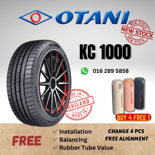(NEW Launched) OTANI KC1000 16 17 18 19 20 22 INCH TYRE TAYAR TIRE THAILAND (FREE INSTALLATION ...