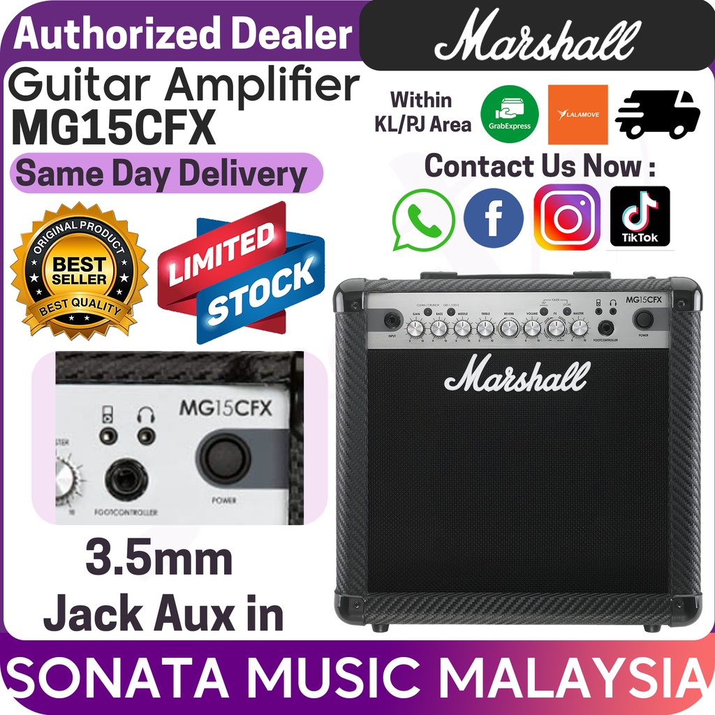 Marshall MG15CFX Guitar Amp | Shopee Malaysia