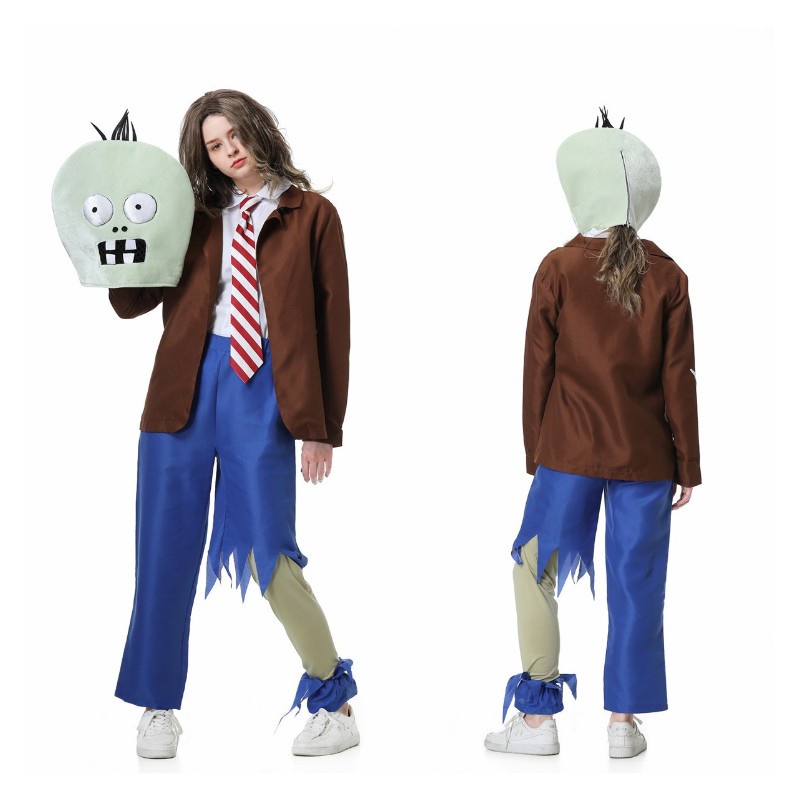 Cos Halloween Yuemeikaishi Plants Vs. Zombies Costume Unisex Game Role ...