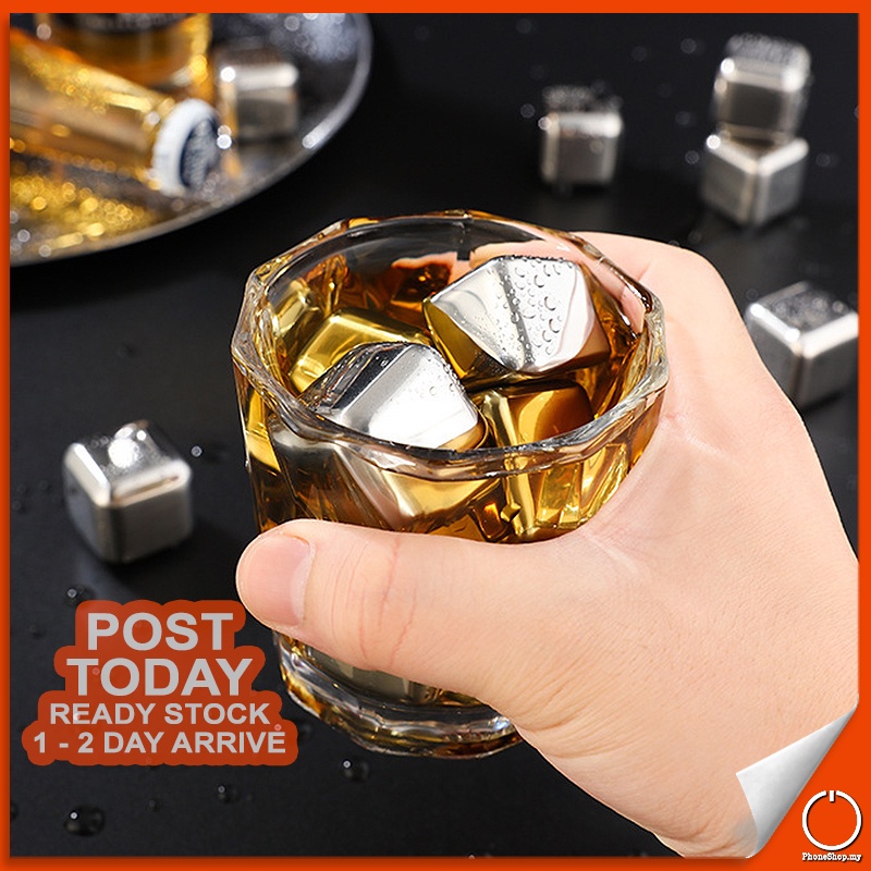 𝐊𝐄𝐄𝐏 𝐅𝐋𝐀𝐕𝐎𝐑𝐒 304 Stainless Steel Ice Cube Reusable Quick Frozen ...