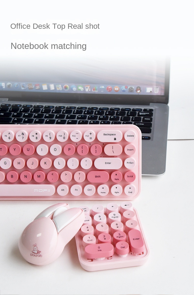 MOFII Ibean Max Wireless 2.4G Keyboard Mouse+Digital number pad Set 3 ...