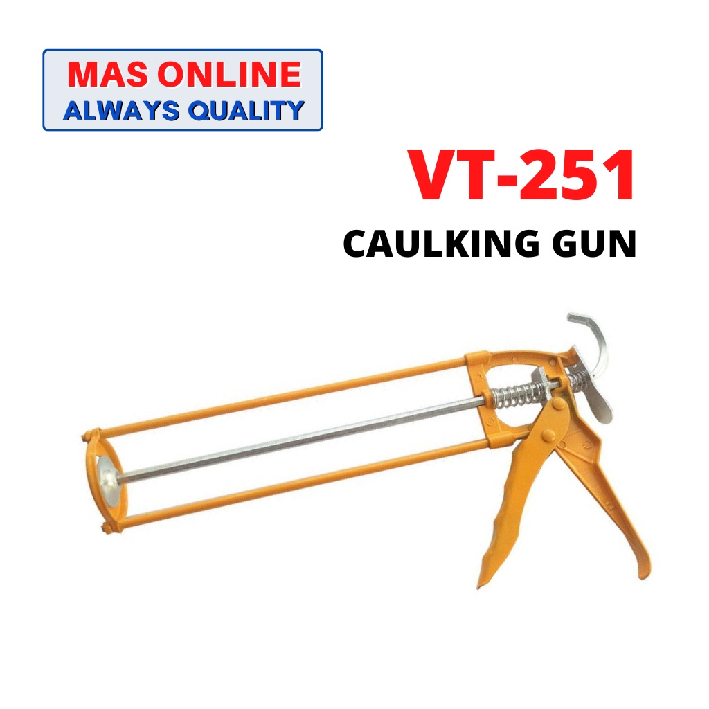 SILICONE GUN Skeleton Silicone Caulking Gun for Pressing / 9 inch ...