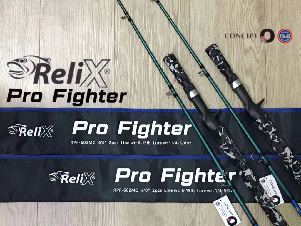 RELIX PRO FIGHTER ROD SERIES ( CASTING / SPINNING ) | Shopee Malaysia