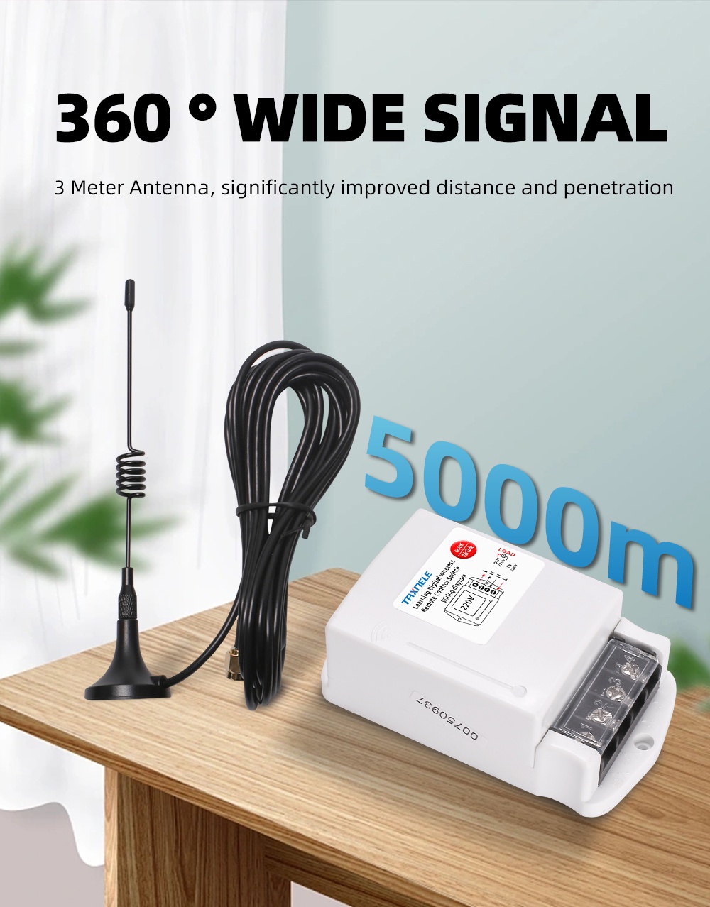 220V 380V Intelligent High power household Wireless Electrical Switches ...