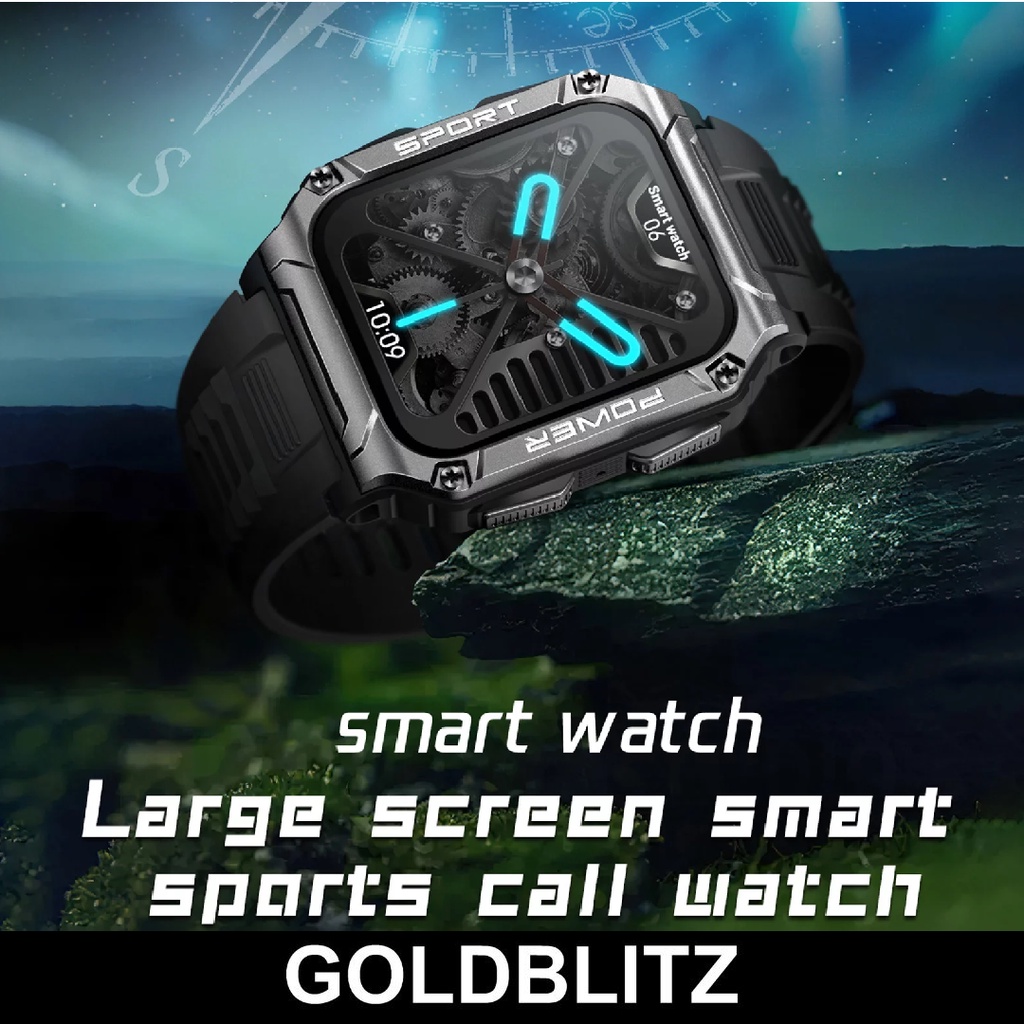 Padmate Outdoor Sports 1.95" Smart Watch NX6 Military Version Bluetooth ...