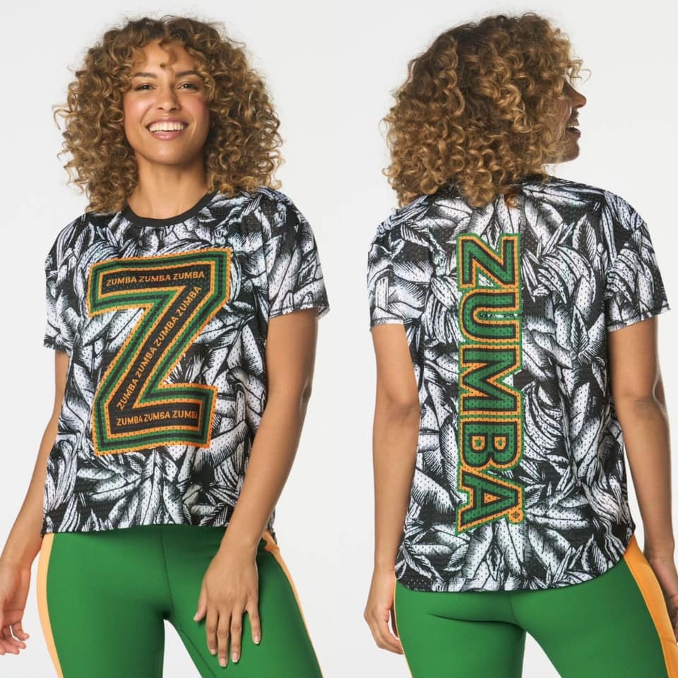 New Arrived Zumba Mesh Boxy Crop Top Zumba Fitness Tank Tops Tee Z1T0 ...