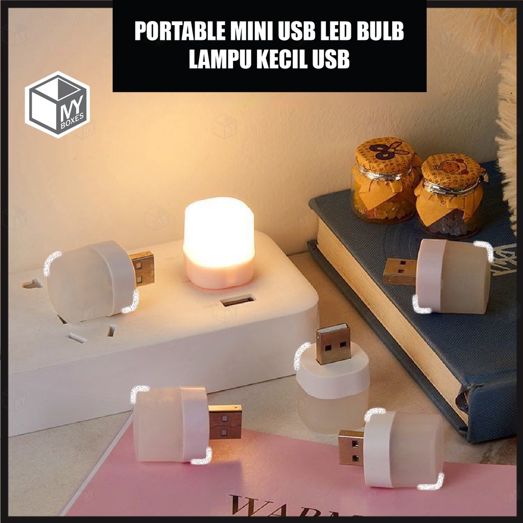MYB USB LED lamp USB small table lamp computer mobile power charging head small lamp night light ...