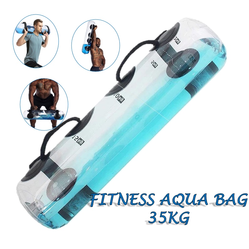 HAPPYPAL 35KG Water Aqua Bag Weight Training Bag for Fitness Workout ...