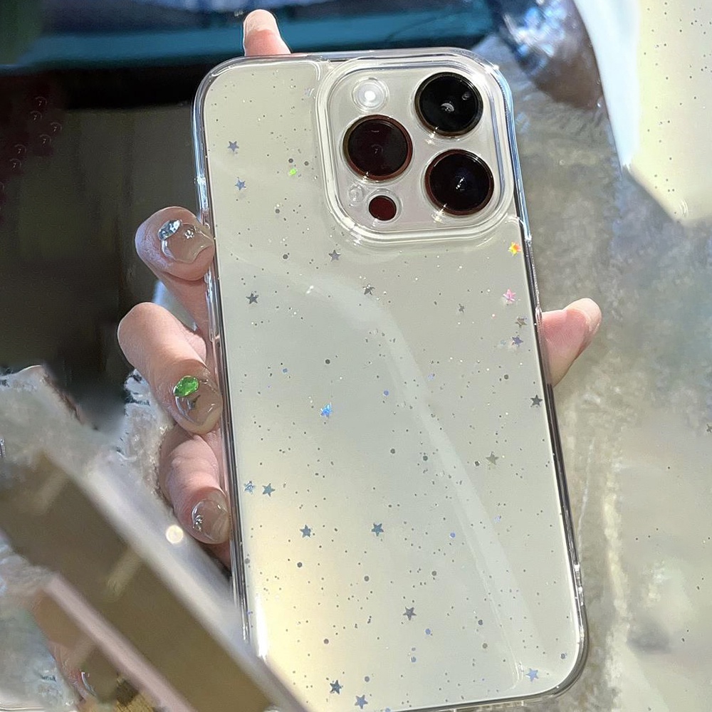Casing iPhone 11 Shiny Glitter Bling Star Crystal iPhone 14 Pro Max ...