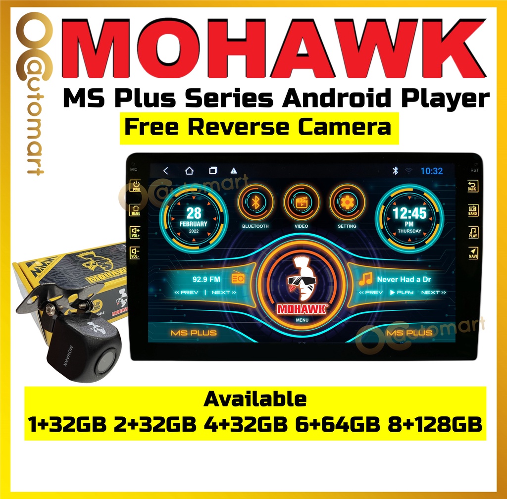 [Installation Provided] Free Reverse Camera Mohawk MS Plus Series Car ...