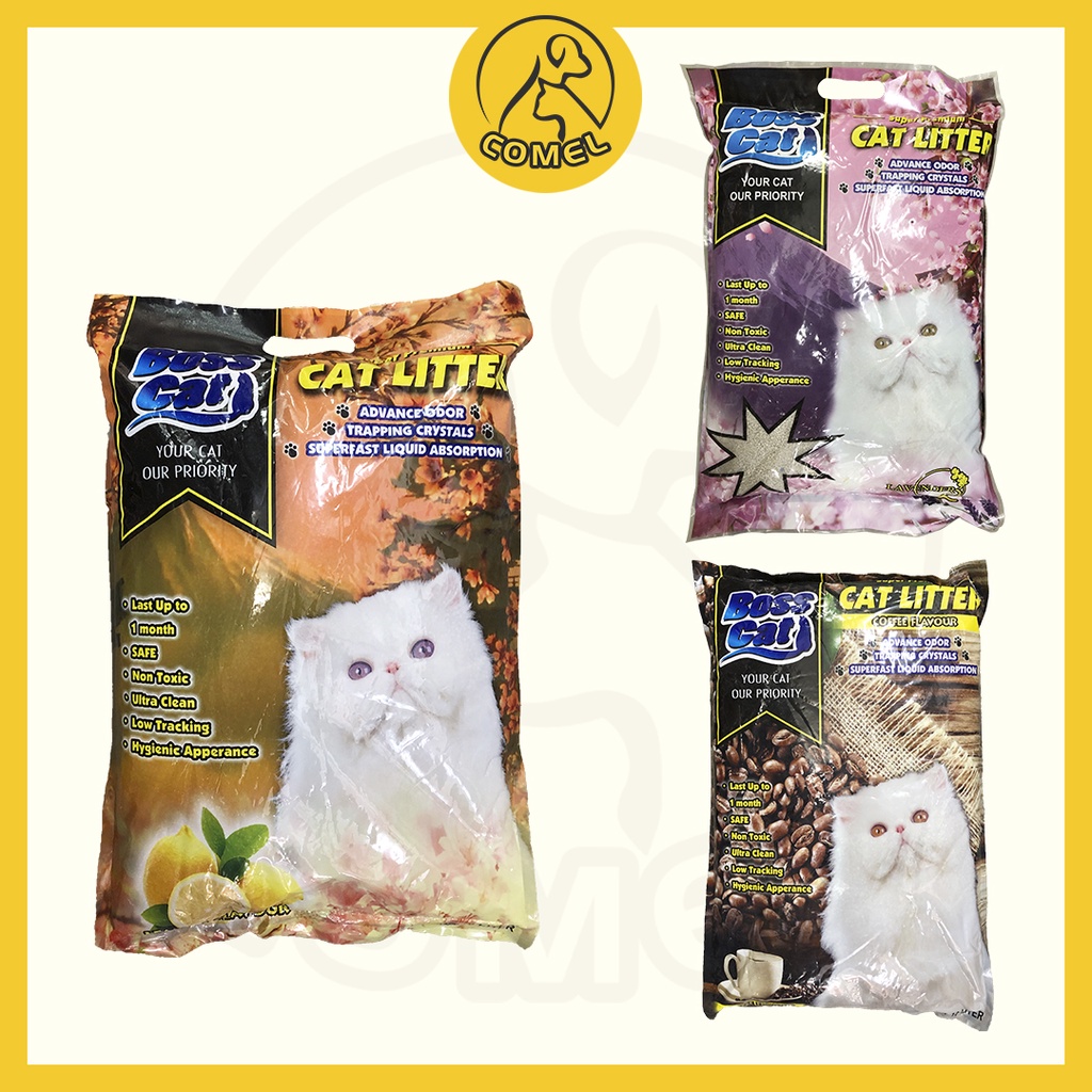 Boss Cat Cat Litter Cat Sand / Pasir Kucing - Low Tracking Odor Control ...