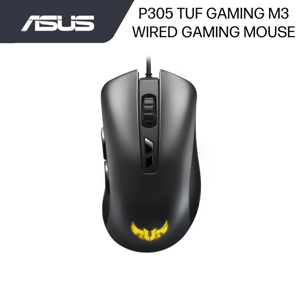 Asus TUF Gaming M3 Ergonomic Wired RGB Gaming Mouse P305 - Grey (7000 ...