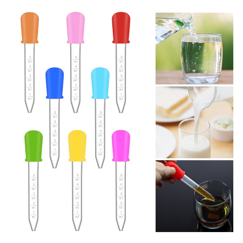 Mini Dropper 5ML Child Baby Dropper Type Medicine Feeder Clear Plastic ...