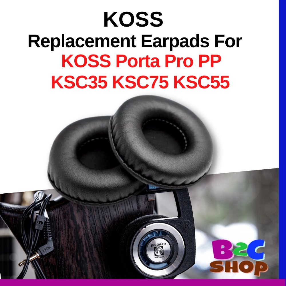 🔥𝗥𝗘𝗔𝗗𝗬 𝗦𝗧𝗢𝗖𝗞🔥 1Pair KOSS Porta Pro PP KSC35 KSC75 KSC55 Replacement Ear ...