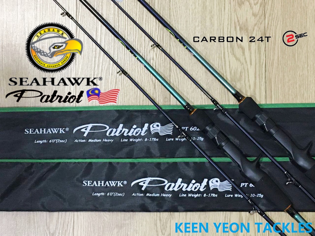 SEAHAWK PATRIOT FISHING ROD (BAITCASTING) | Shopee Malaysia