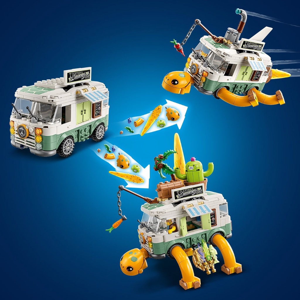 LEGO 71456 DREAMZzz Mrs. Castillos Turtle Van Building Toy Set (434 ...