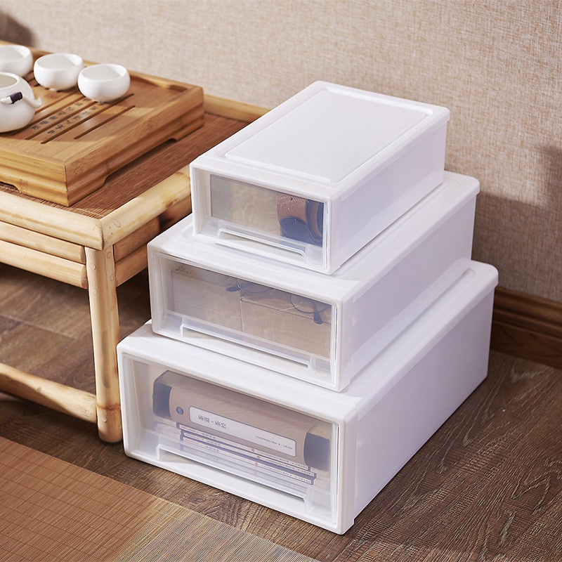 【i.Rumah】5L Stackable Storage Box Multipurpose Plastic Wardrobe Drawer ...