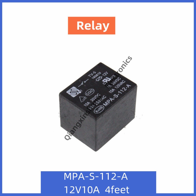 Mini Electronic Relay MPA-S-112-A 12V Four-legged 10A Rice Cooker Relay ...
