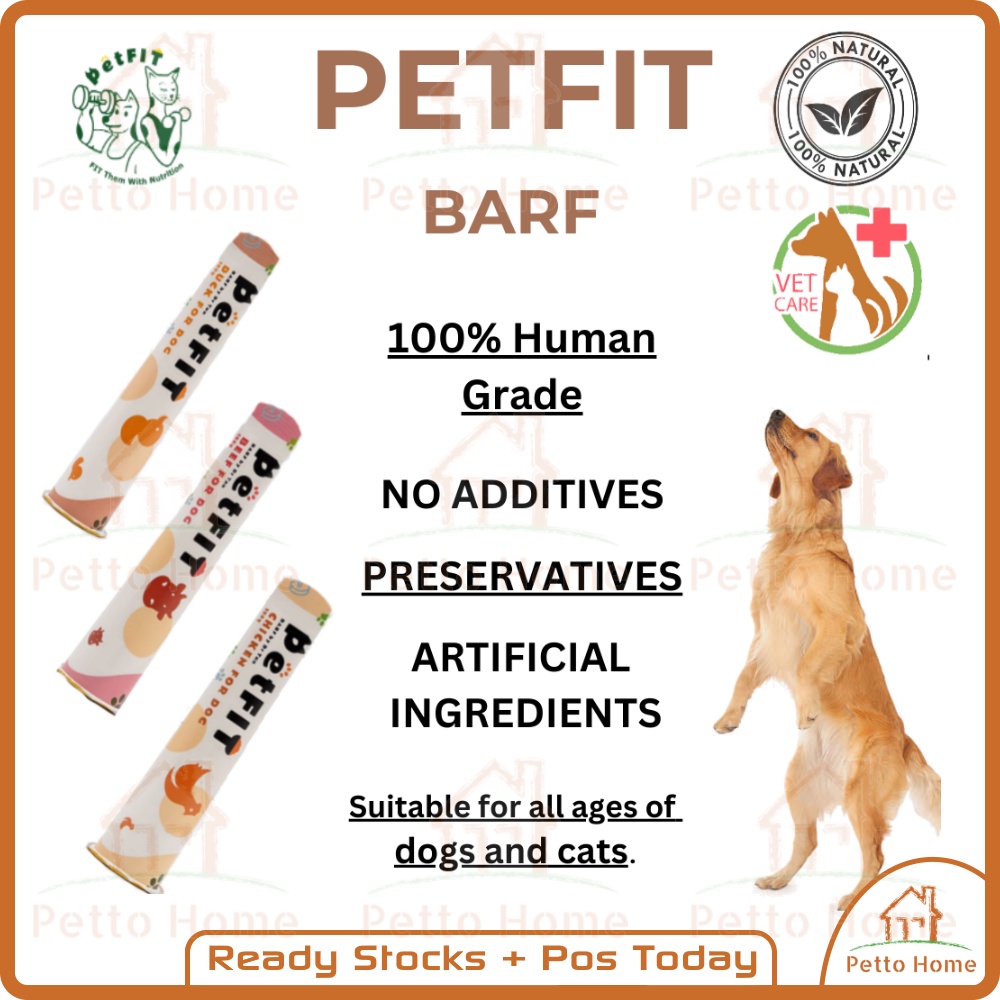 [DOG] PETFIT BARF for PUPPY & DOG 90g ALL AGE STAGE MEAT FROZEN MEAT ...