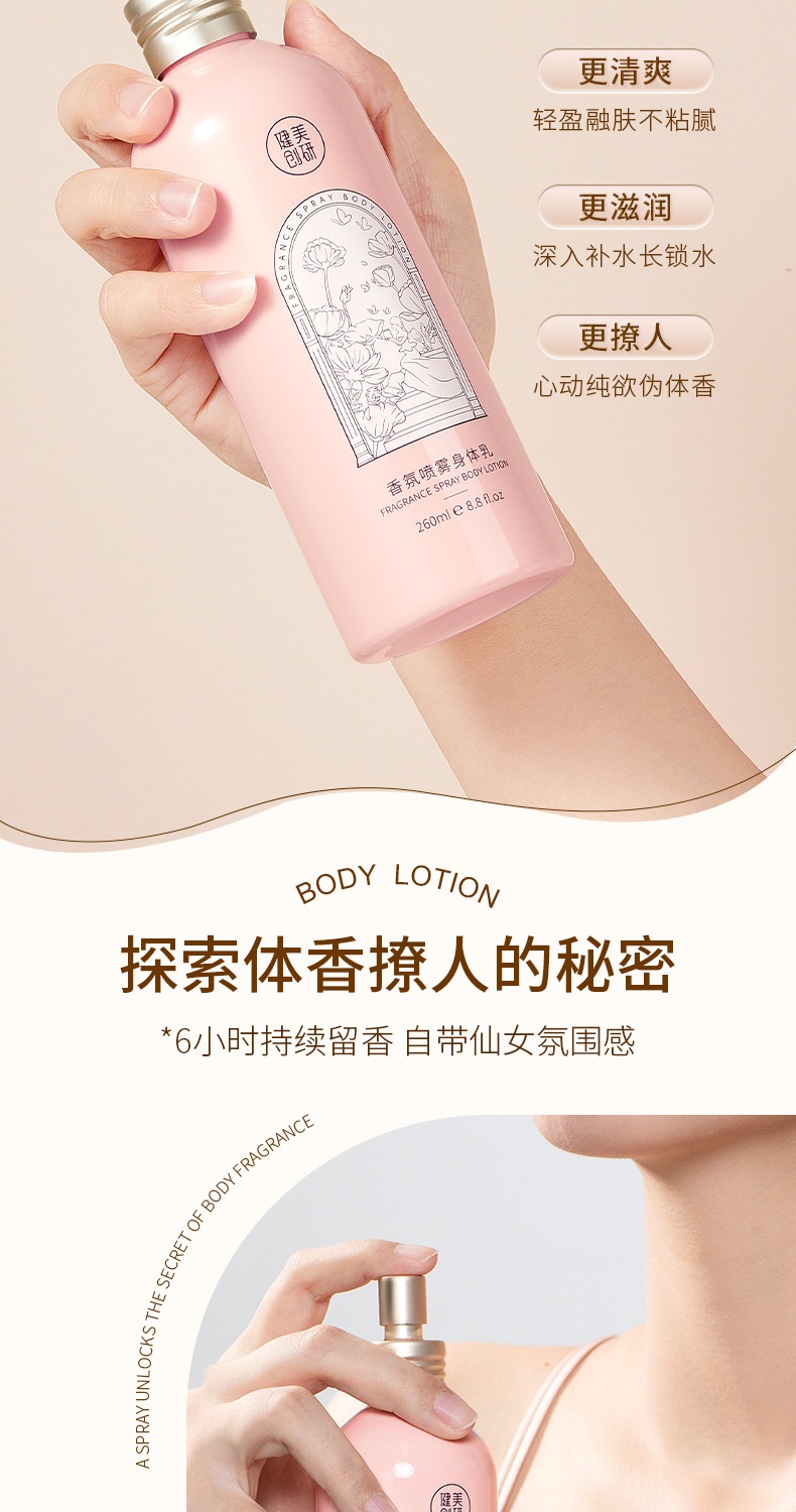 MAYCREATE Fragrance Spray Body Lotion Moisturizing Hydrating Long ...