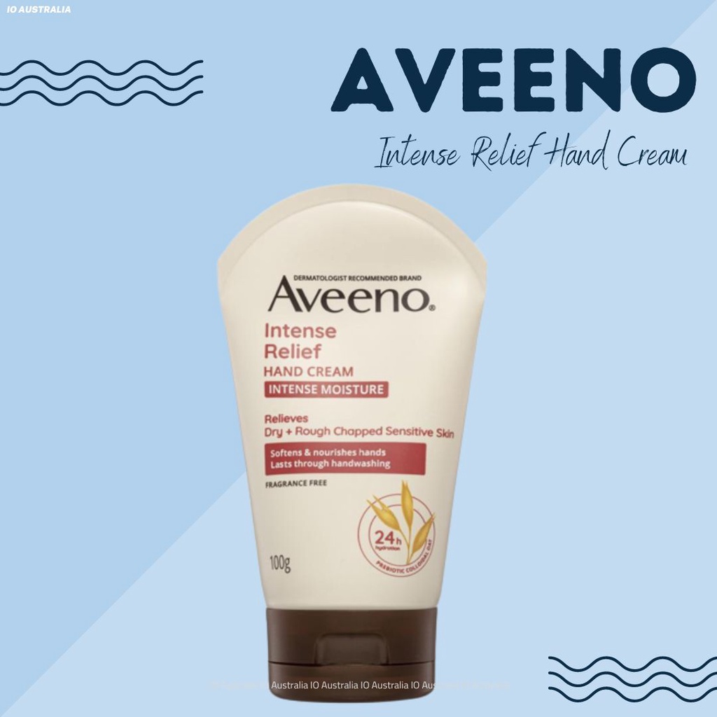 Aveeno Intense Relief Fragrance Free Hand Cream 100g | Shopee Malaysia