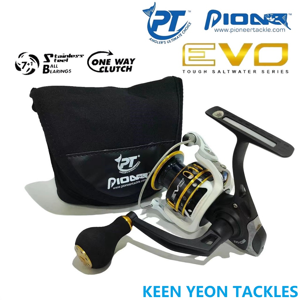 PIONEER EVO C1000/C2000 SW FISHING REEL ( SPINNING ) | Shopee Malaysia