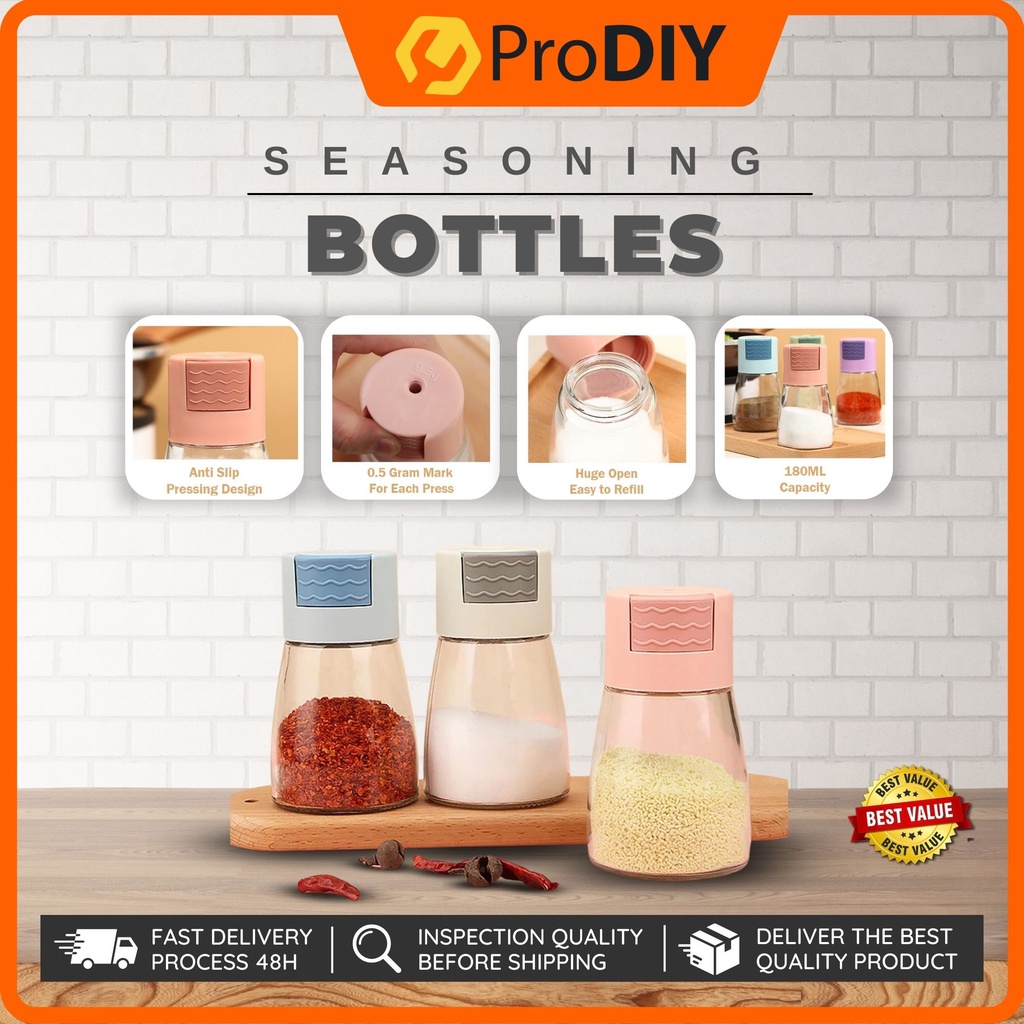 Nordic Seasoning Bottle Spice Container Salt Container Storage Spice ...