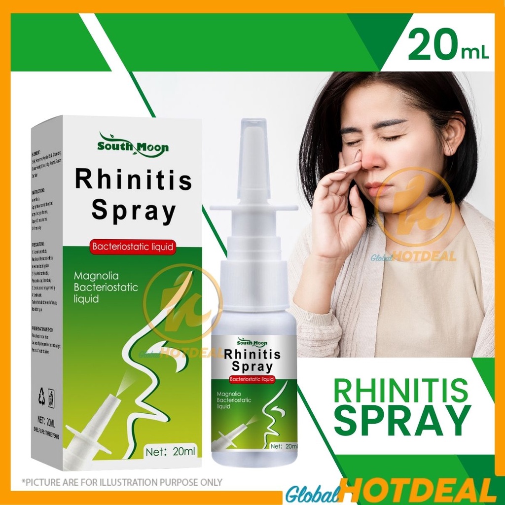 20mL Rhinitis Spray Ubat Resdung Nasal Spray Sinus Hidung Tersumbat ...