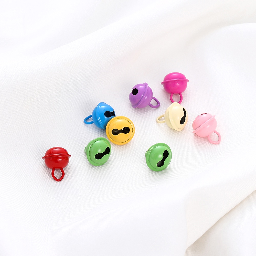 St.kunkka 14 * 17mm 10/20pcs Candy Color Bell Color Paint Round Bell ...