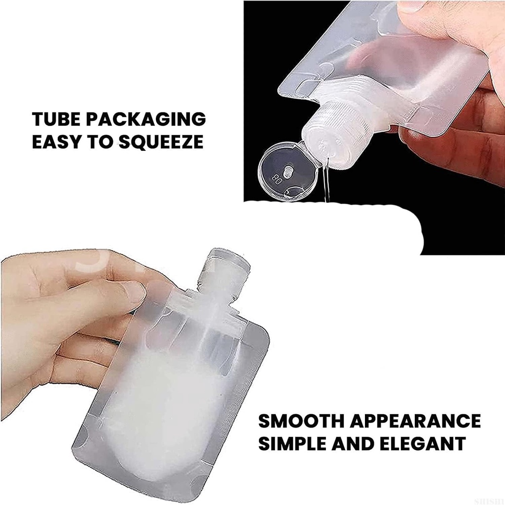 Refillable Squeeze Pouch 30/50/100 ML Travel Size Refillable Empty ...