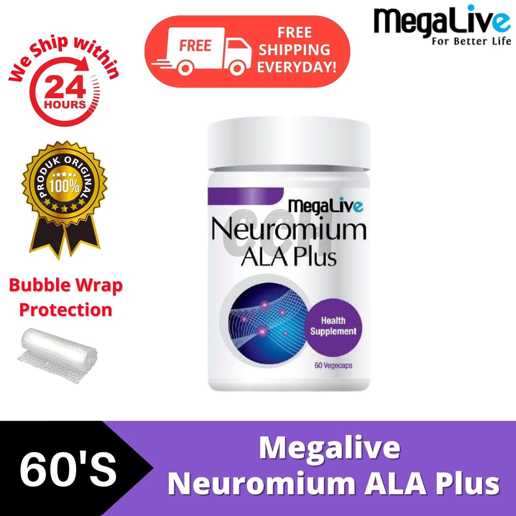 Megalive Neuromium ALA Plus ( 60's/ 2x60's) | Shopee Malaysia