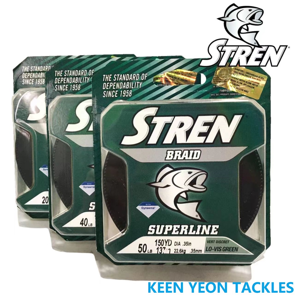 STREN BRAID SUPER BRAIDED LINE (MADE IN USA) | Shopee Malaysia