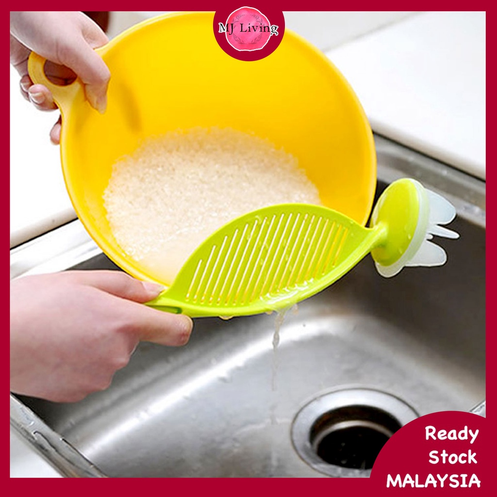 Rice Washing Colander Strainer Water Filter Clean Rice Bean Strainer ...