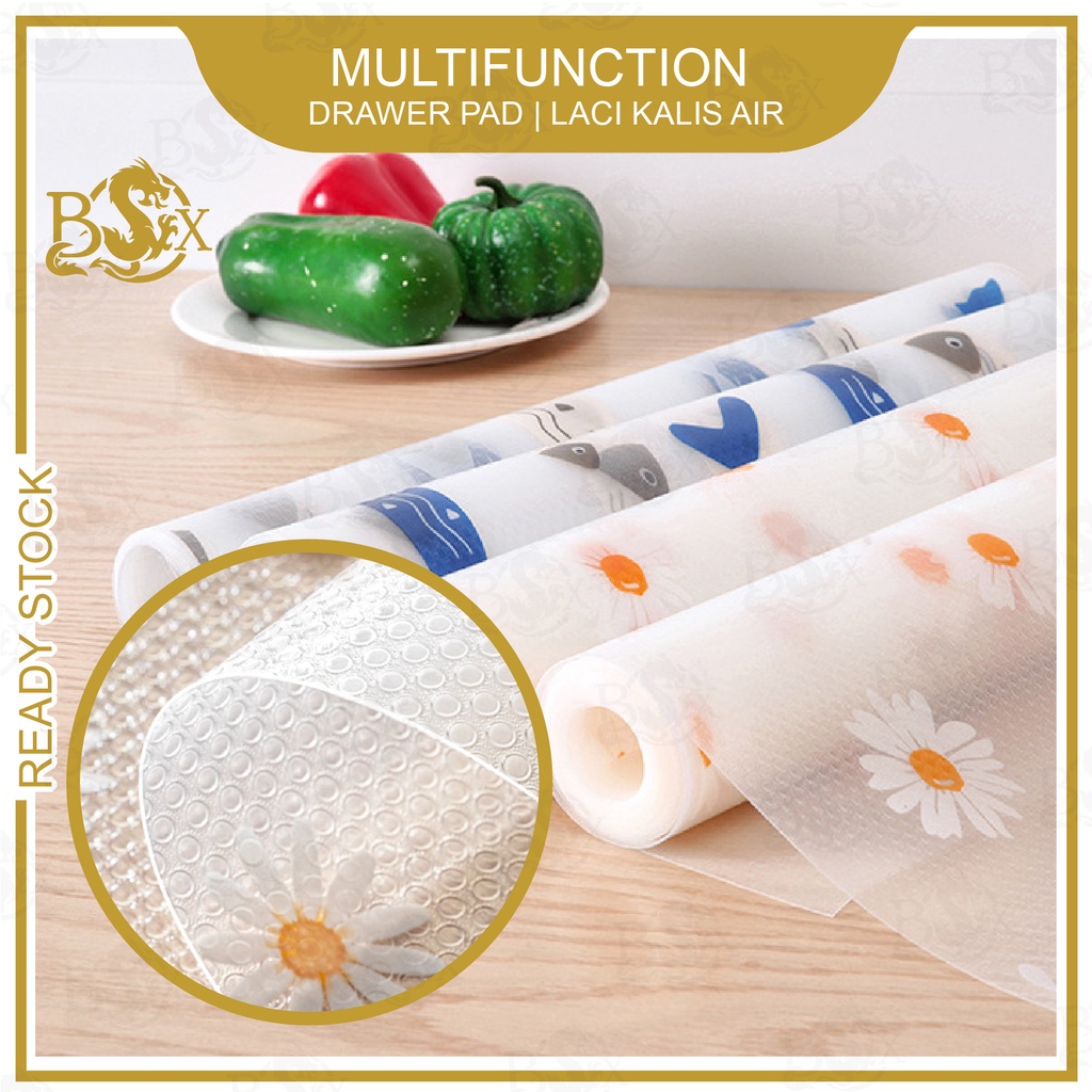 DRG EVA Non Slip Cupboard Drawer Mat Waterproof Cover Wardrobe Drawer ...