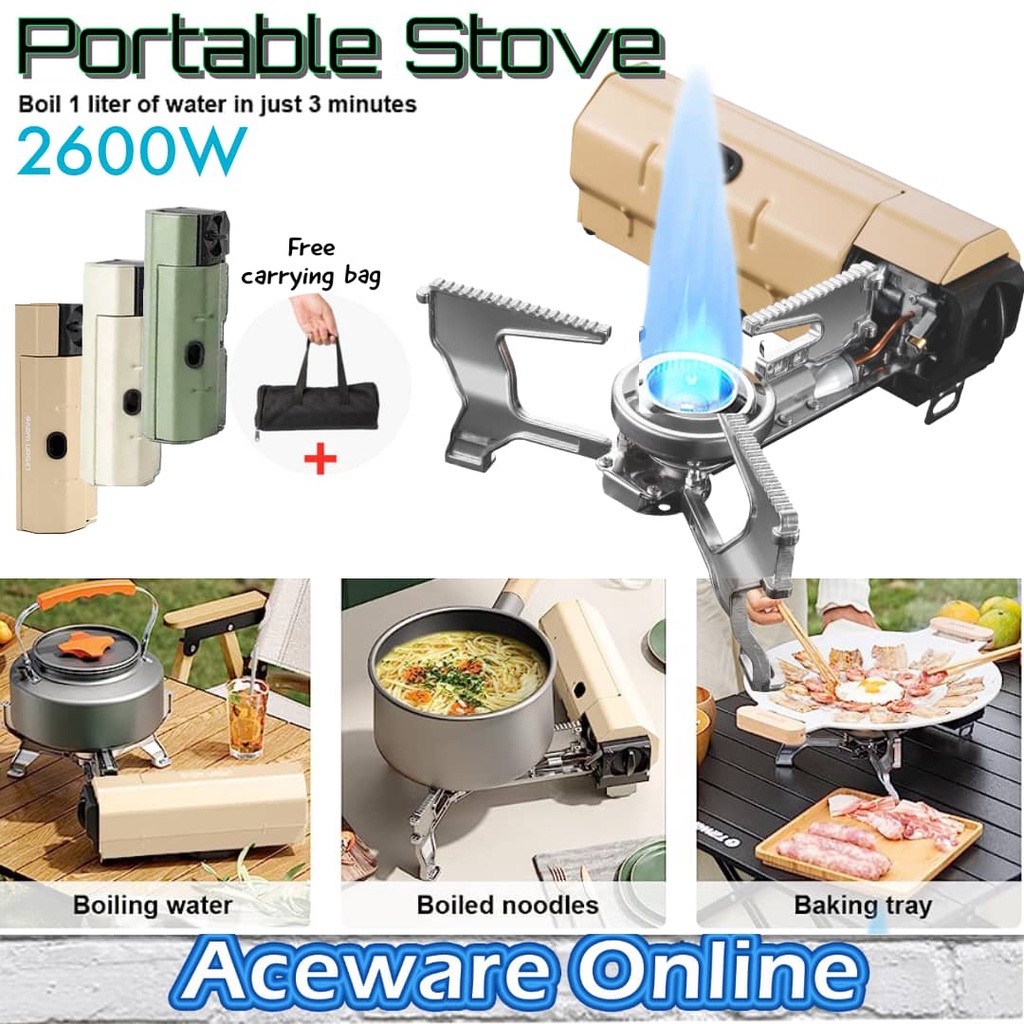 Portable Stove Camping Small Stove Lightweight BBQ Burner Camp Stove ...