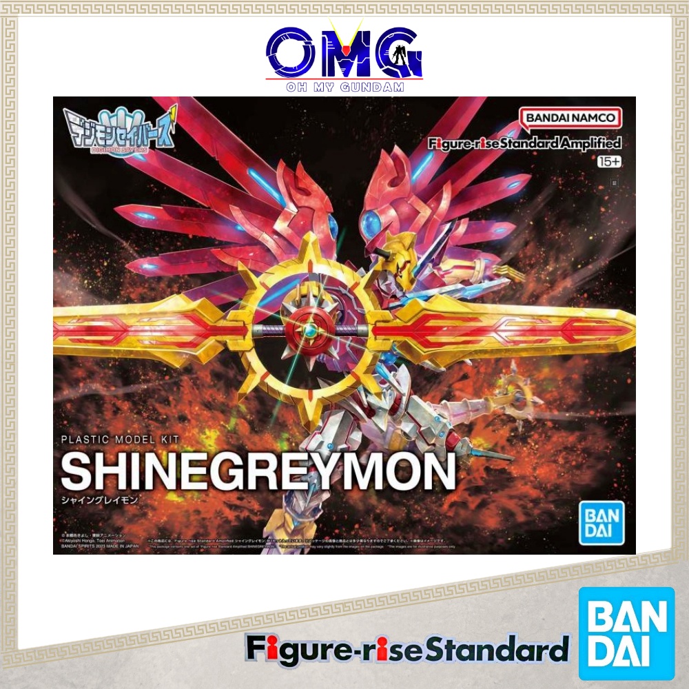 Bandai Figure-rise Standard Amplified Shine Greymon ShineGreymon 65324 ...